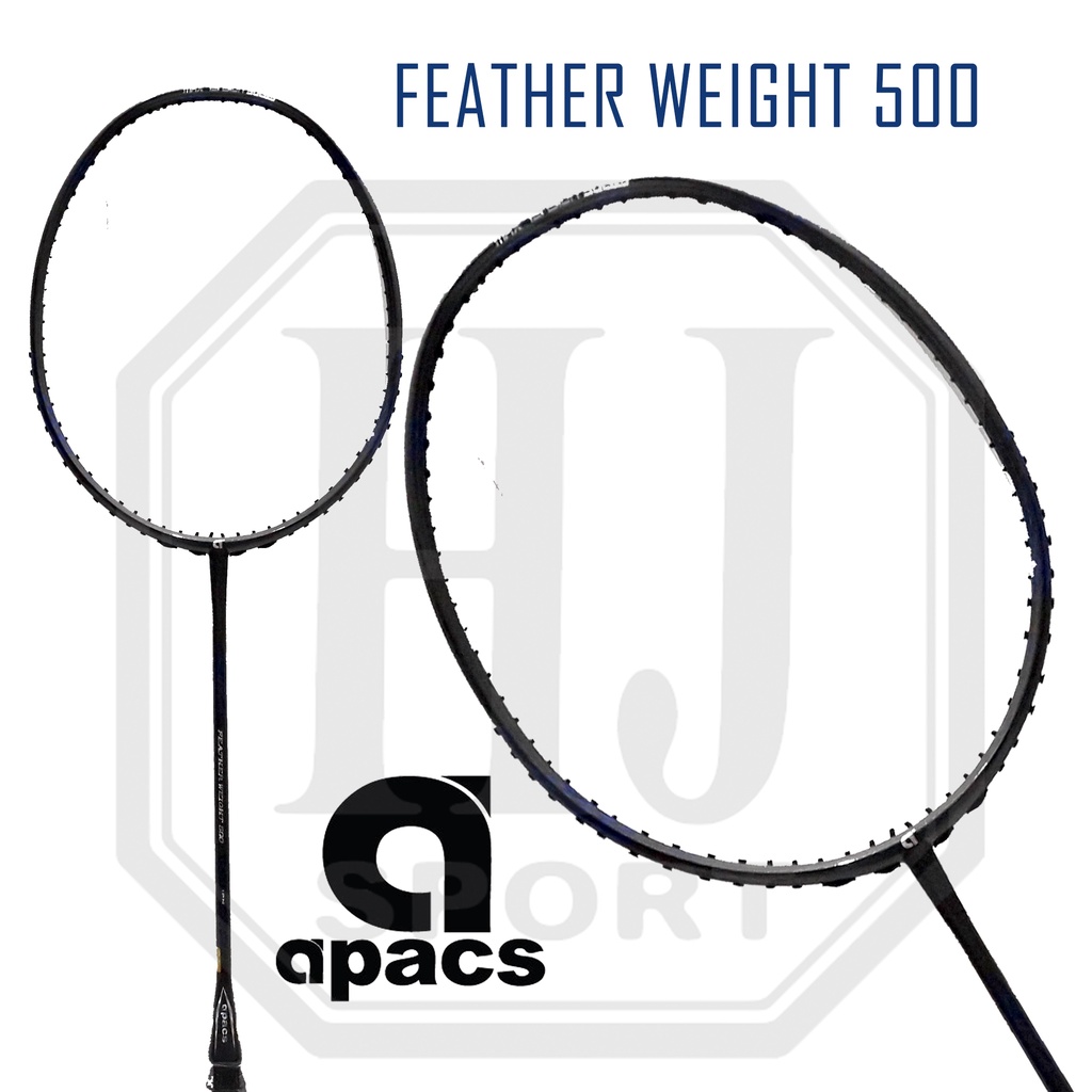 Original Apacs Feather Weight 500 Racket, Bonus Badminton Strings and ...