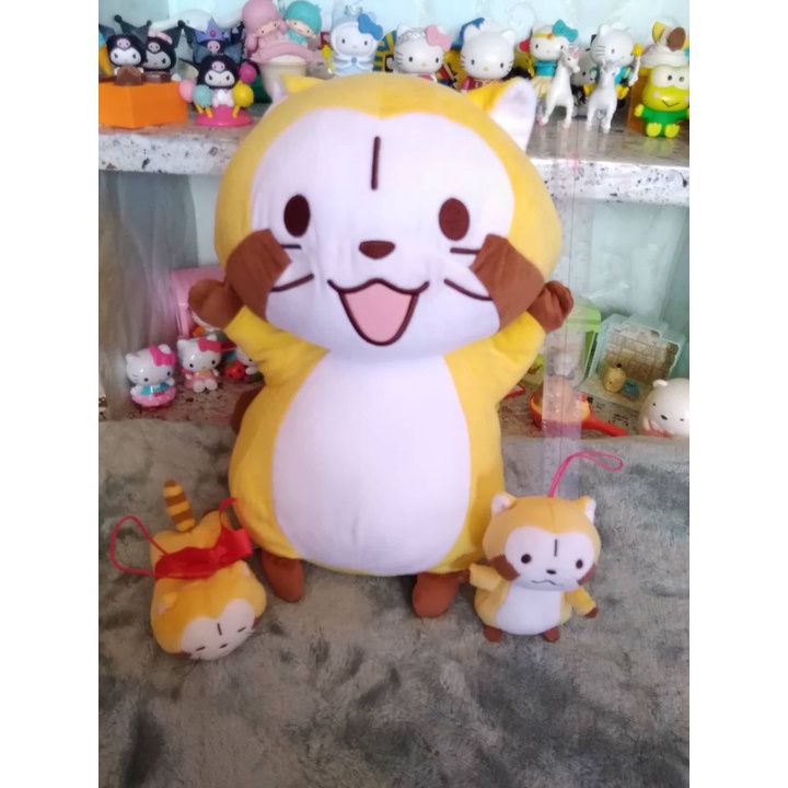 Puchi Rascal the Raccoon Stuffed Toy Plush Set | Shopee Philippines