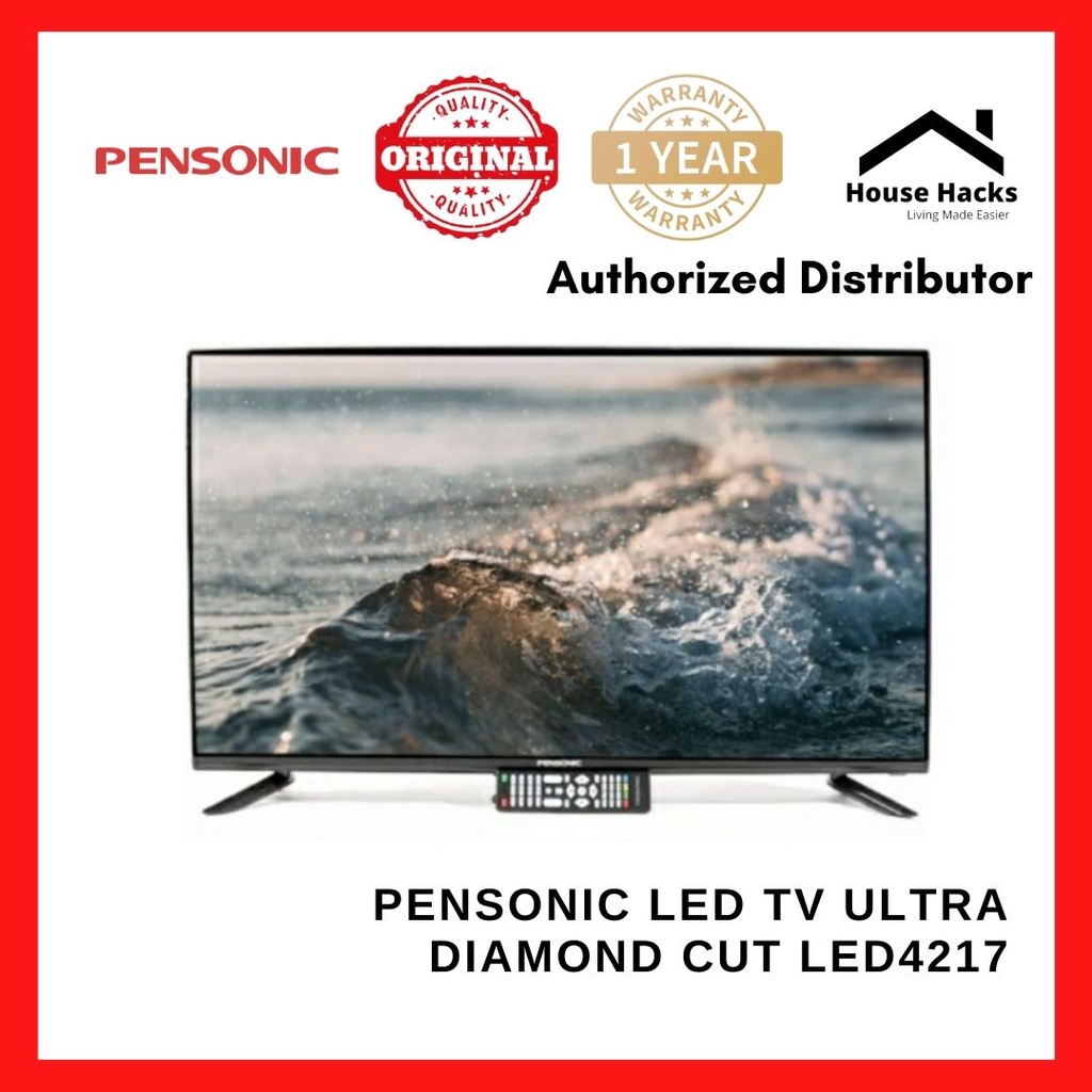 Pensonic Led TV Ultra Diamond Cut LED4217 (House Hacks) | Shopee ...
