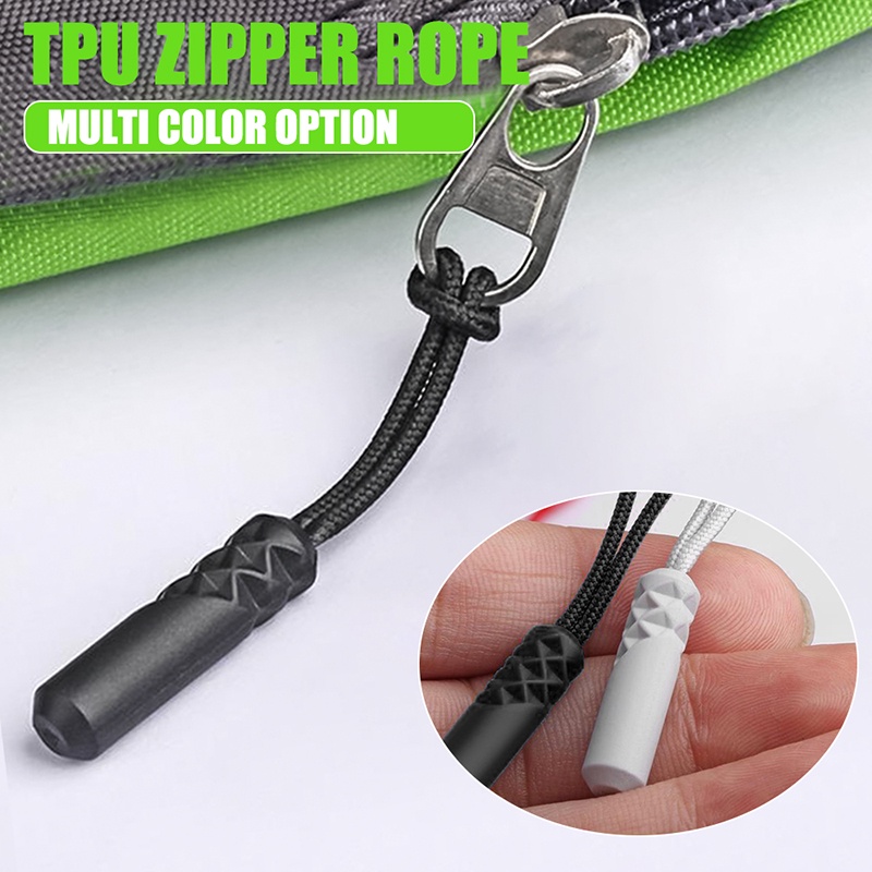 1PC Zipper Pull Zipper String Hot Cord Rope Pullers Bag Lock Puller ...