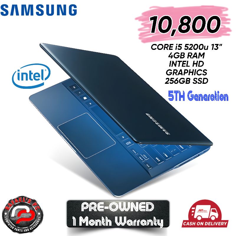 SAMSUNG ATIV ULTRABOOK Intel CORE i5 5200u /4GB RAM /256GB SSD | Shopee Philippines