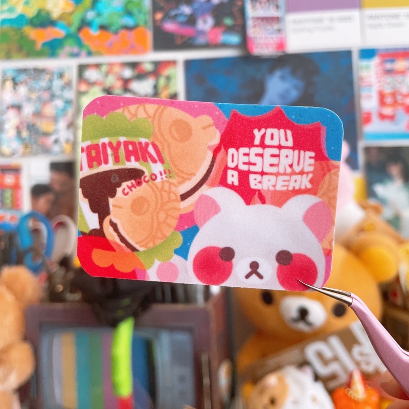 you deserve a break! - korilakkuma sticker || matte || miso mart ...