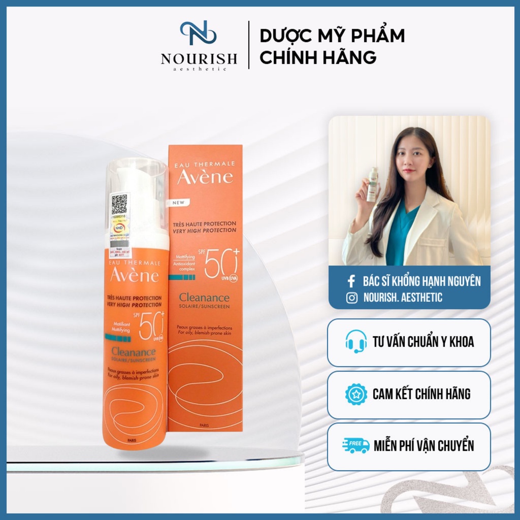 Avene Cleanance Sunscreen SPF50 (New Model) | Shopee Philippines