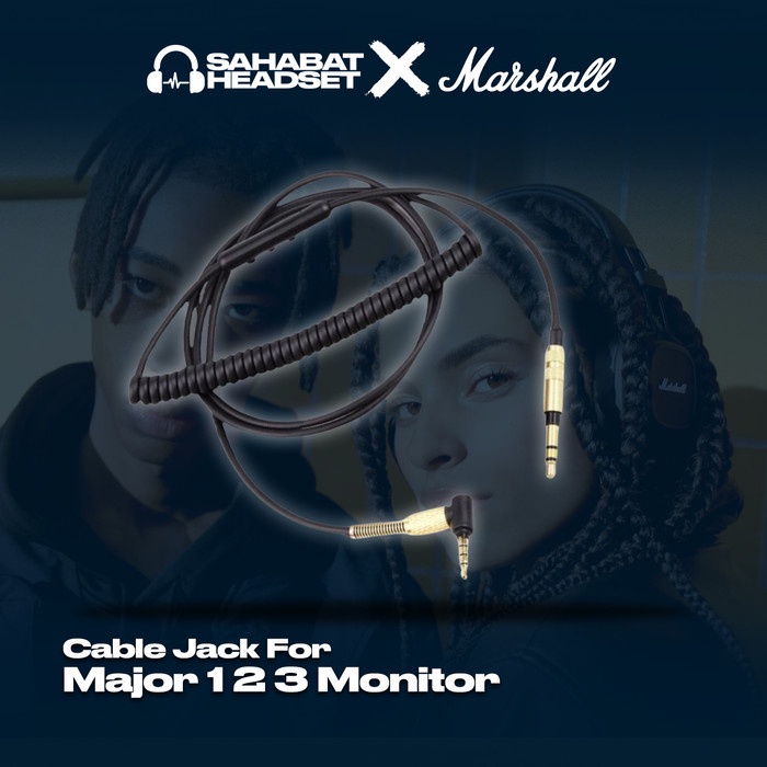 Jack Microphone Cable Headphone Cable Marshall Major 1 2 3 I II III ...