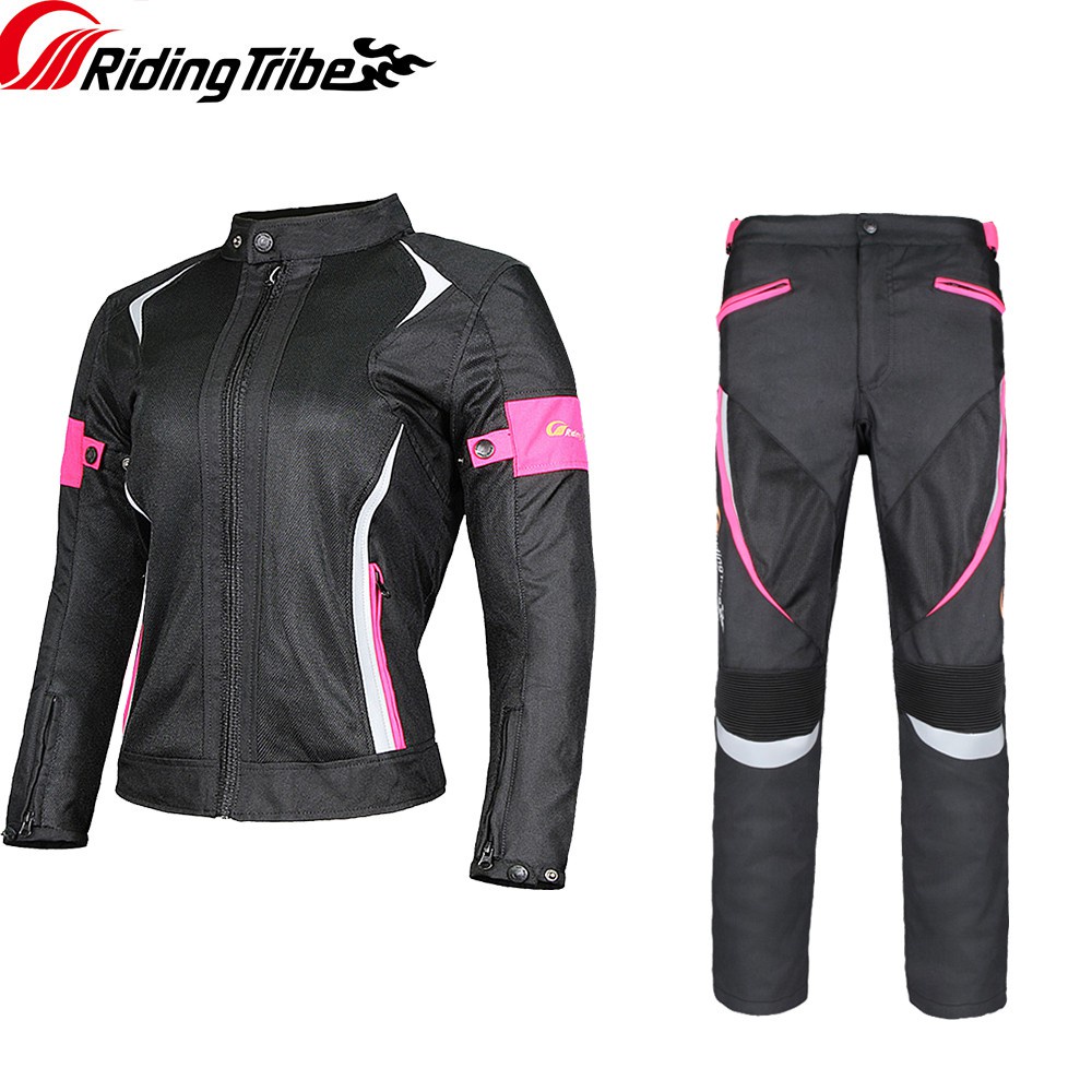 Riding Tribe Waterproof Women Motorcycle Jacket Pants Lady Set ...