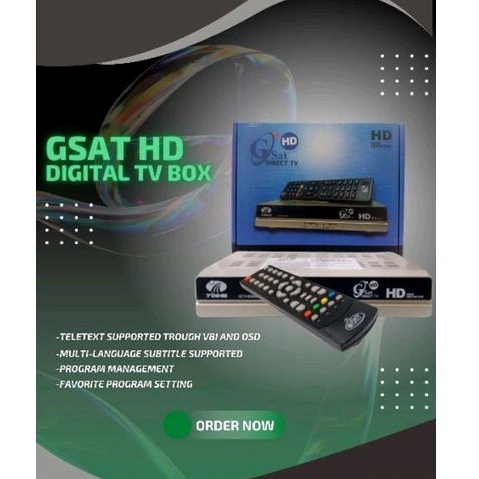 GSAT HD Digital Sattelite Receiver Box | Shopee Philippines