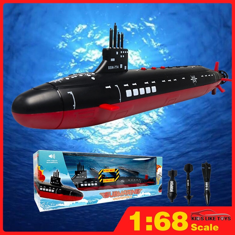 KLT Submarine Model Three Sound Effect Bracket Display Toys for Boys ...