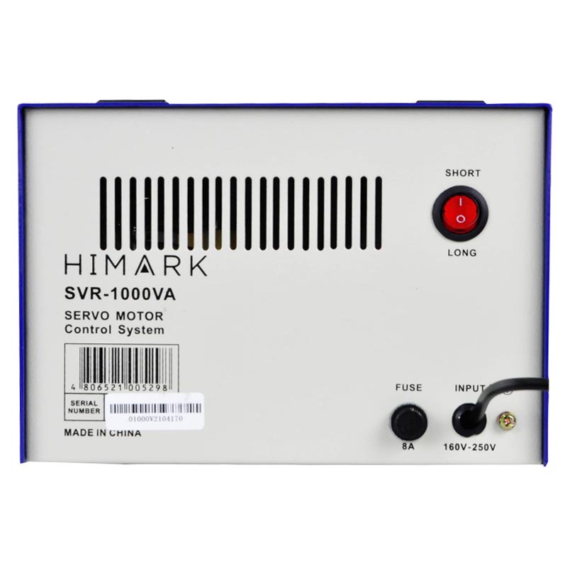 Servo Motor AVR 800w SVR-1000VA Automatic Voltage Regulator by HIMARK ...