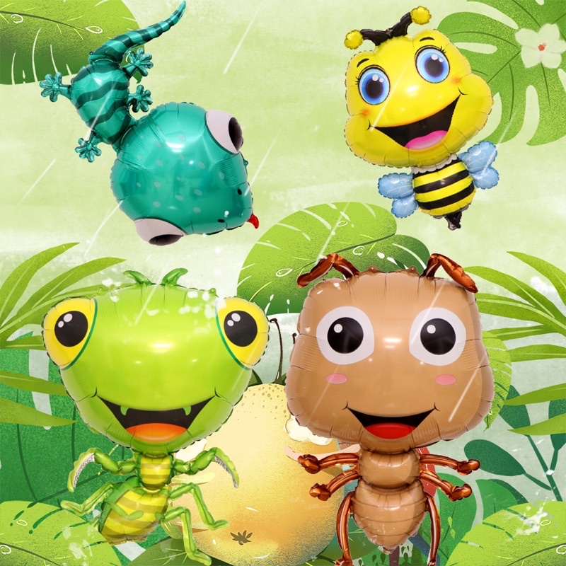 Balloons shaped like insects, mantis, ant, lizard, bee | Shopee Philippines