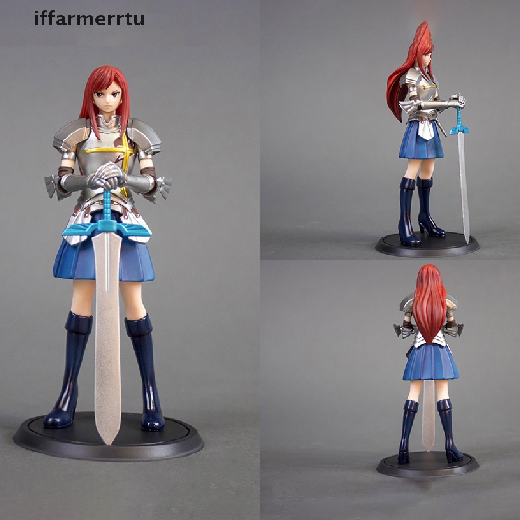 iffar 2Pcs/Set 15cm Fairy Tail Erza Scarlett PVC Action Figure ...