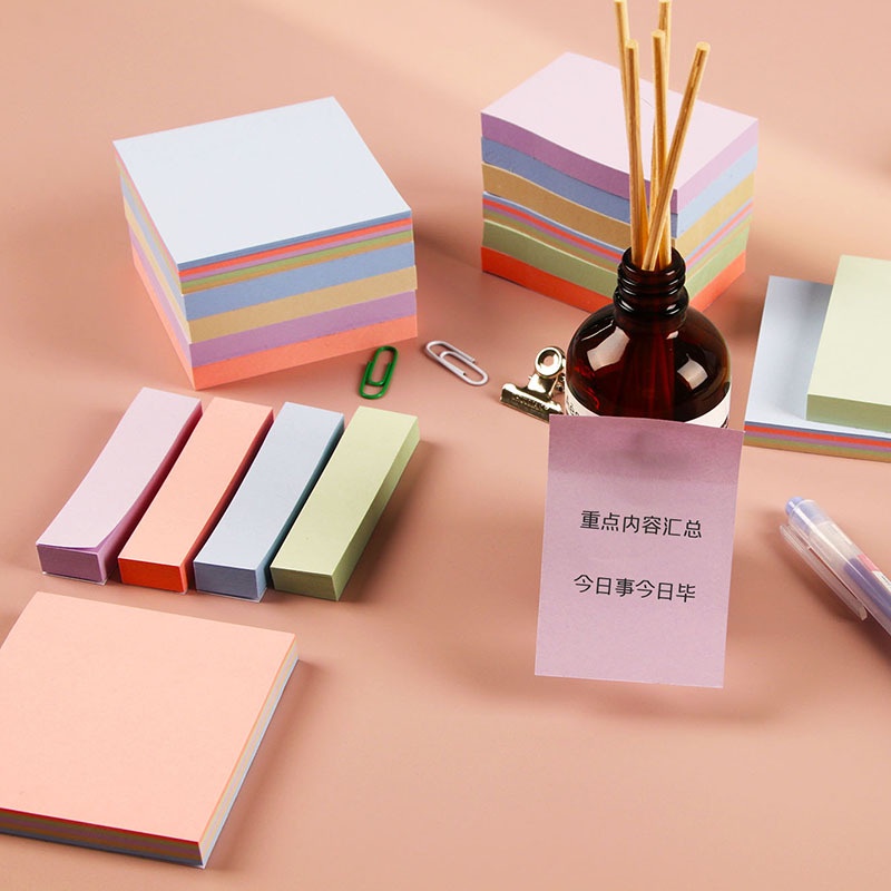 Sticky Note 100 Sheets School Office Supply 3*3inch 76*76mm | Shopee ...