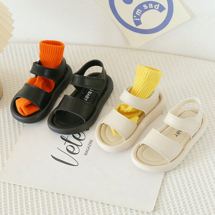 Ready Stock Kids Fashion Sandal Student shoes Soft and comfortable ...