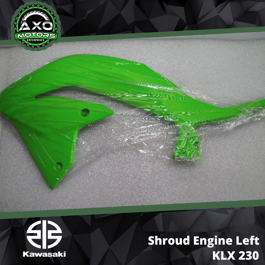 49089-0957-290 Shroud Engine Left Hand Green KLX230 Genuine | Shopee ...