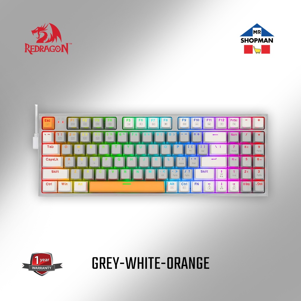 Redragon Kitava RGB Wired Red Switch Mechanical Keyboard | Shopee ...