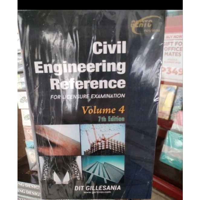 Civil Engineering Reference Volume 4 7th seventh edition by Gillesania ...