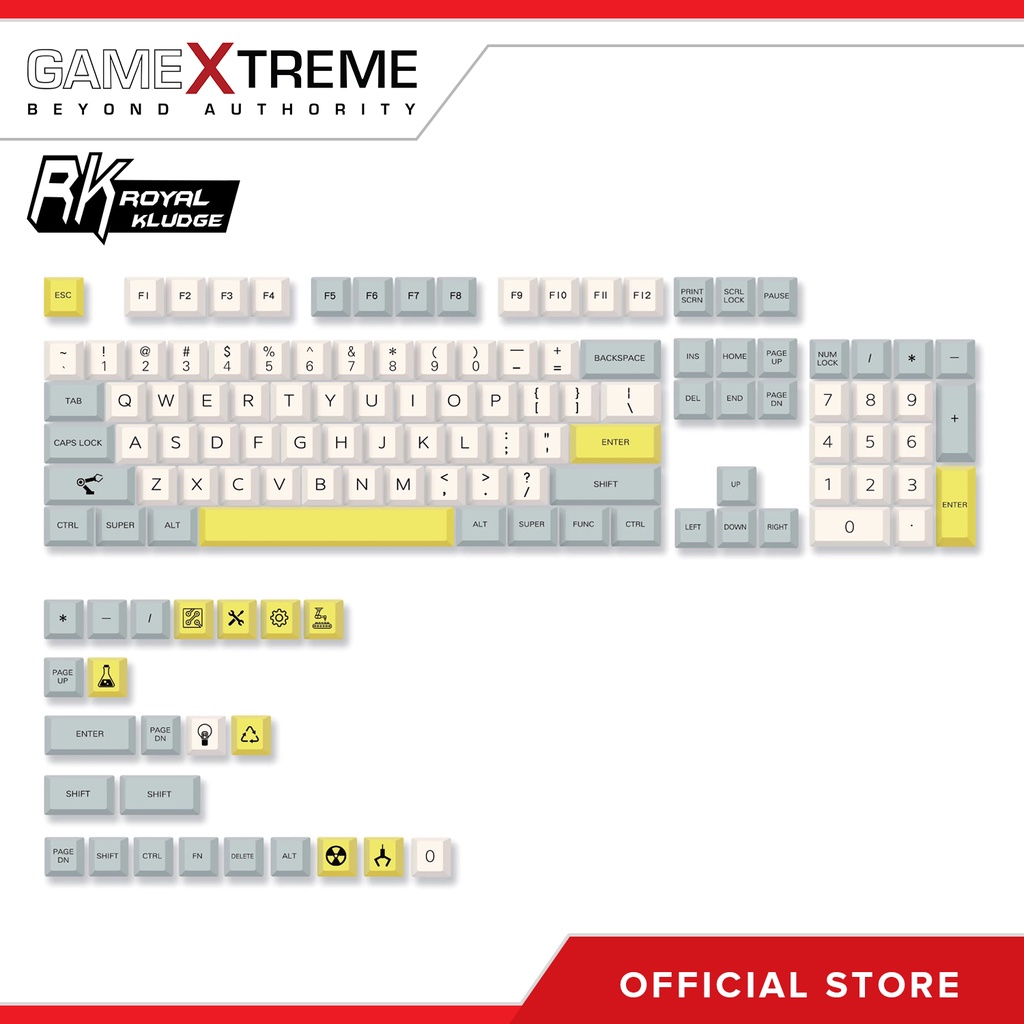 Royal Kludge MDA-1 PBT Keycaps 127 Keys | Shopee Philippines