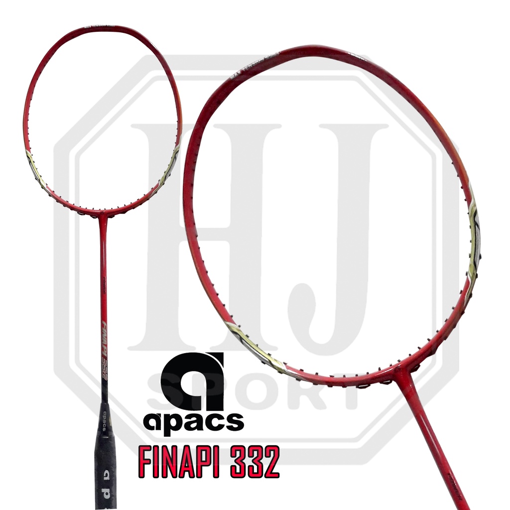 Apacs Finapi 332 Original Badminton Racket Light Bonus Strings And Bags ...