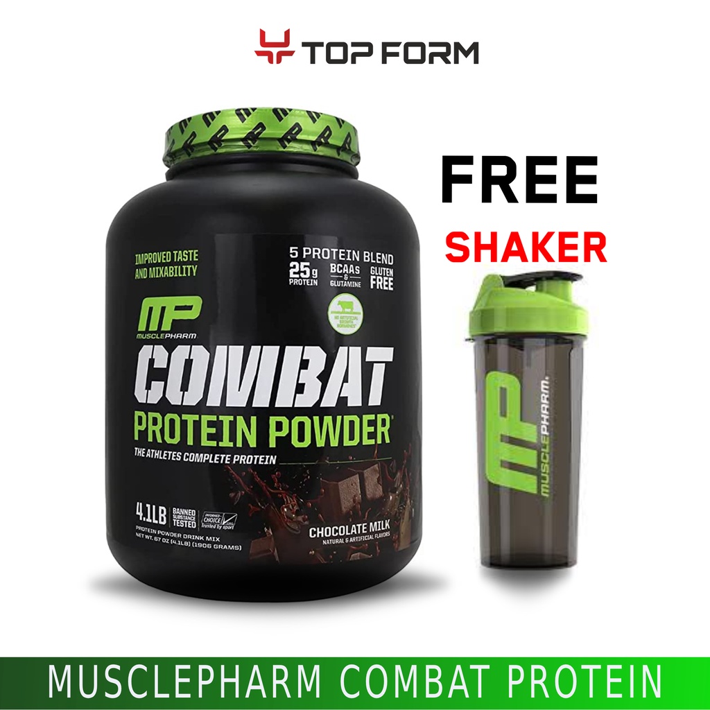MusclePharm Combat Protein Powder 4.1lbs | Shopee Philippines