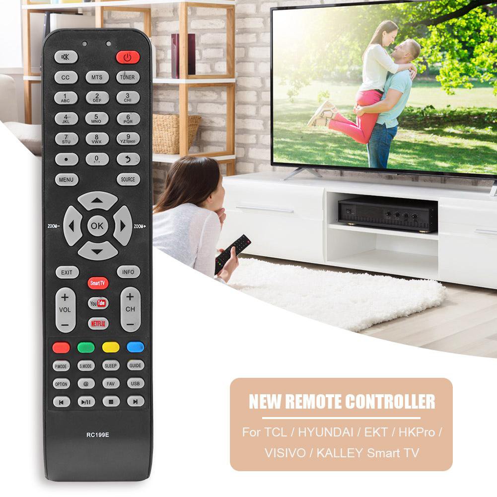 Universal Smart TV Remote Control 06-519W49-C005X For TCL/HYUNDAI/EKT ...