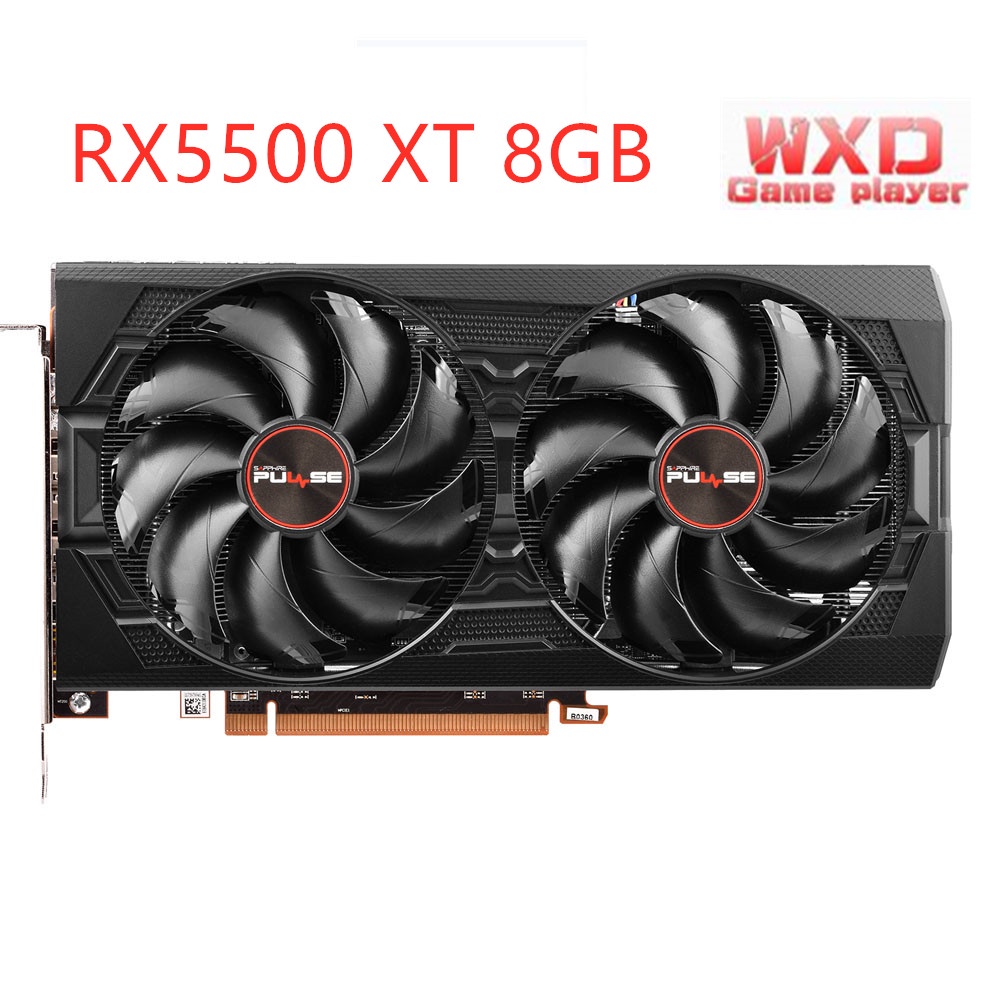 SAPPHIRE RX 5500XT 5500 XT 8GB Graphics Card GPU Radeon RX5500 RX5500XT ...