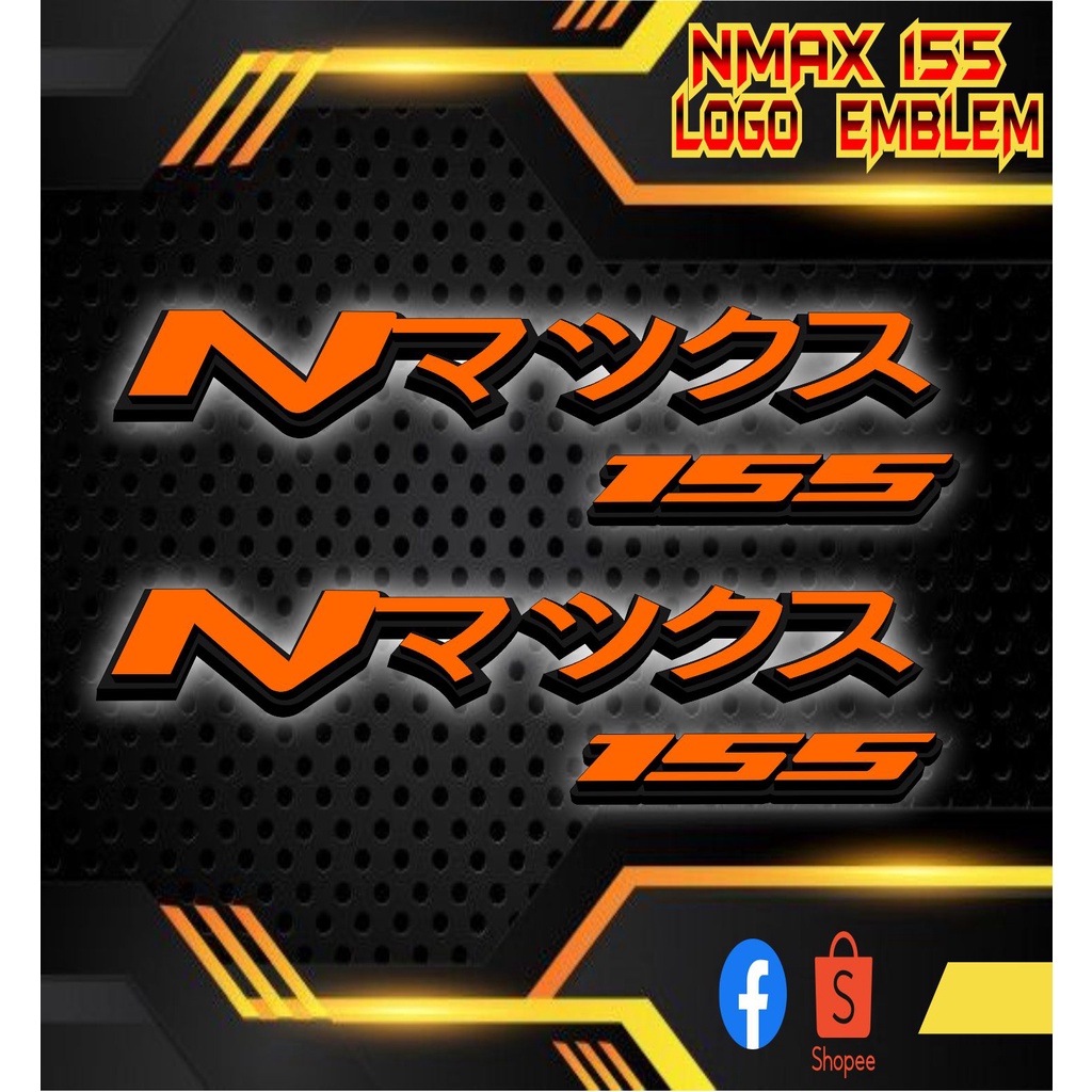 NMAX 155 Japan yamaha Motorcycle Logo Emblem Laser Cut durable and ...