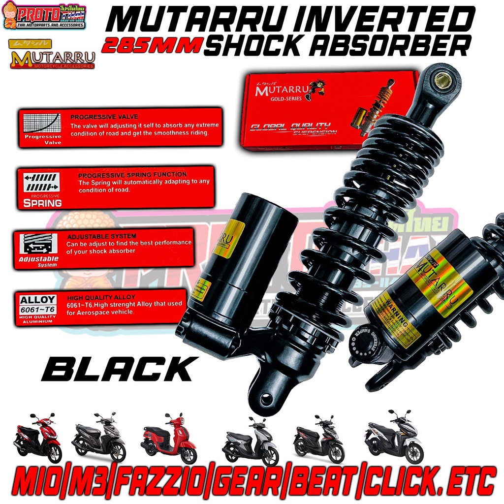 Rearshock Mio 285mm Fazzio125 Sporty Soul Soulty M3 Beat Mutarru Brand ...