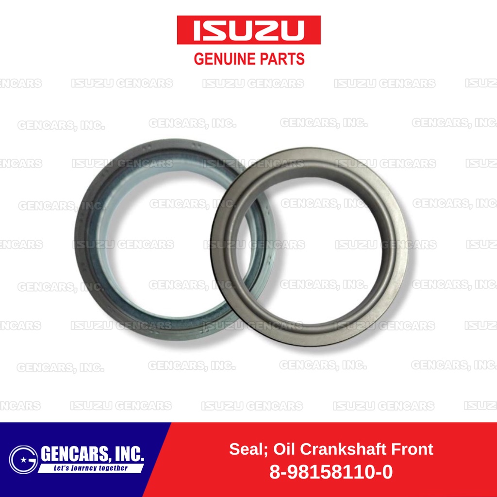 Isuzu Seal; Oil Crankshaft Frt for NLR/NMR 4JJ1 /Dmax 4JJ3 (8981581100 ...