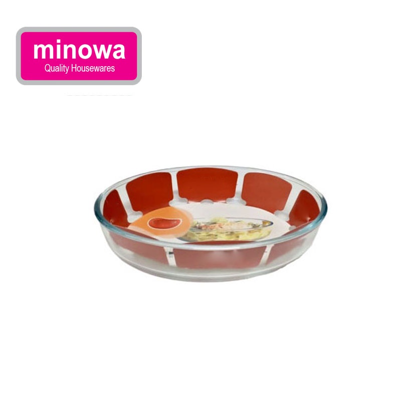 Minowa Oval Glass Pan size 1.000 Ml | Shopee Philippines