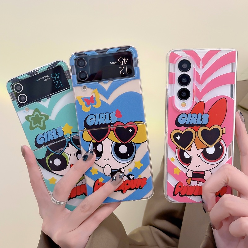 The Powerpuff Girls Blossom Bubbles Buttercup Clear Hard Flip Case For ...
