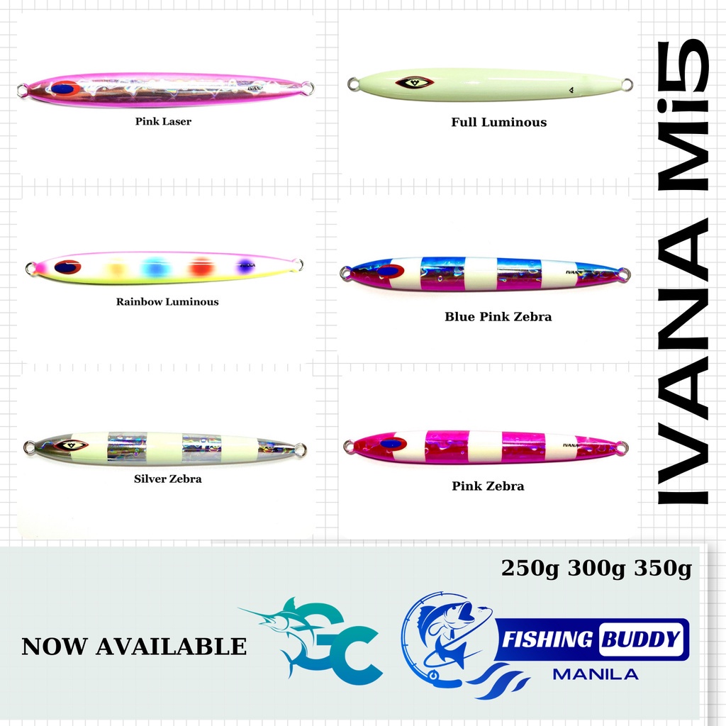 GoodCatch GC Ivana Mi5 250g 300g 350g Metal Jig Lure | Shopee Philippines