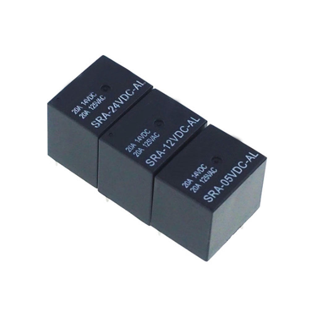 5Pcs 5V 12V 24V 10A DC Power Relay SRA-05VDC-CL SRA-12VDC-CL SRA-24VDC-CL 5Pin PCB Type In stock ...