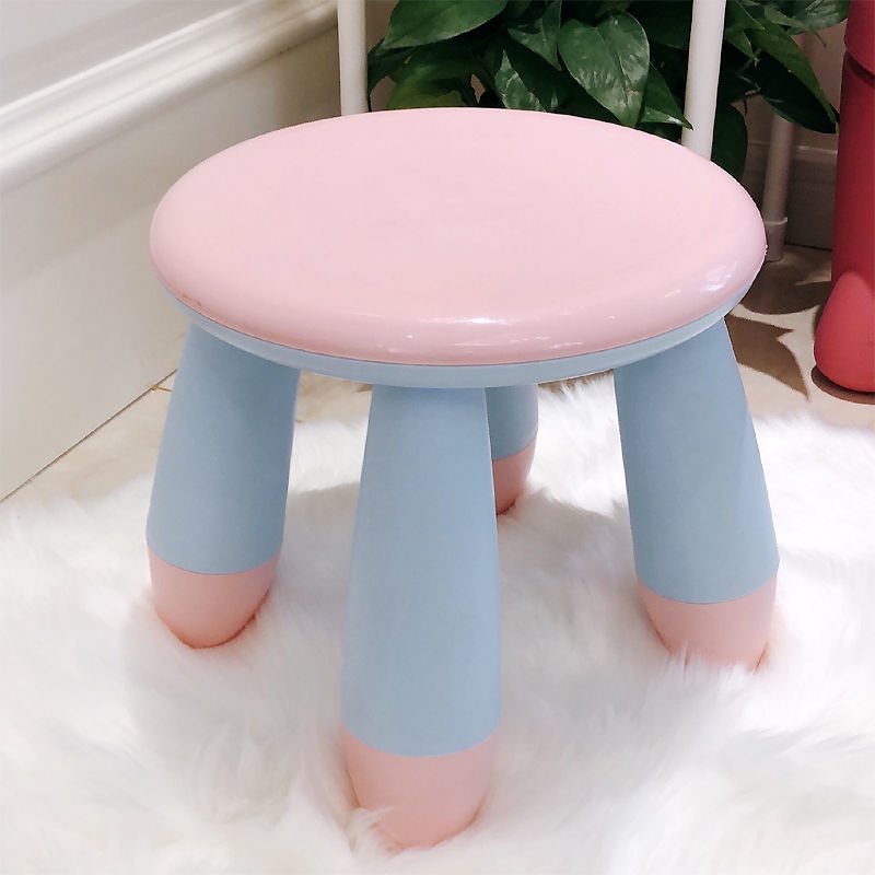 Plastic Stool Household Cute Cartoon Children's Stool Adult ...