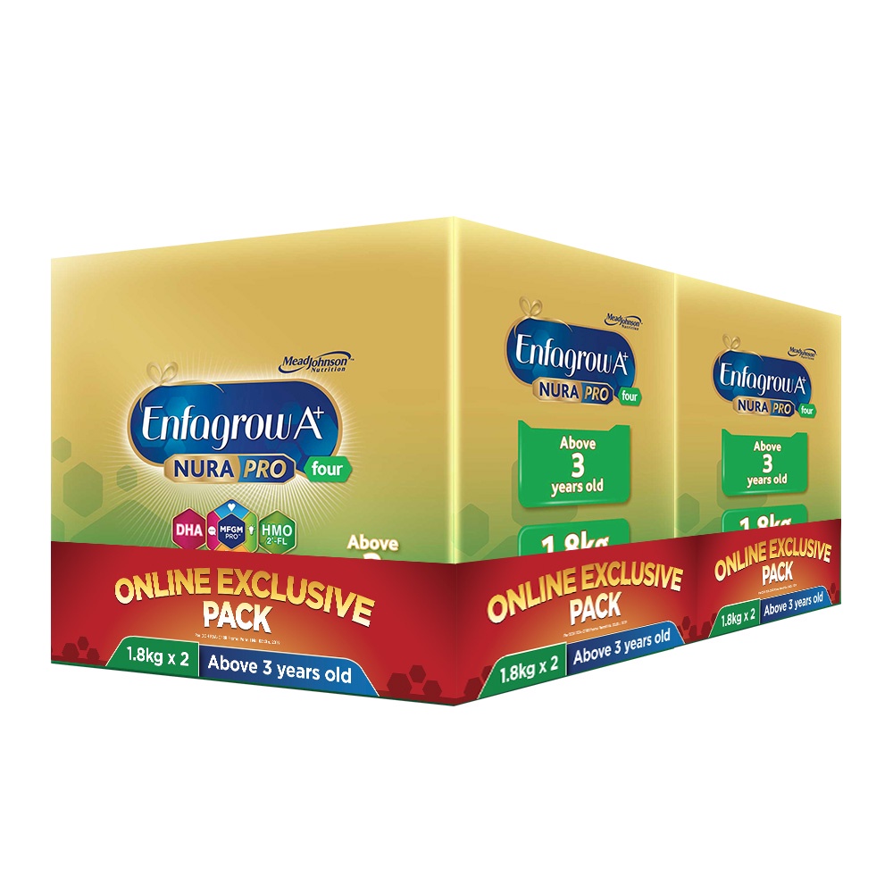 GWP Enfagrow A+ Four Powdered Milk Drink for 3+ Years Old 3.6kg ...