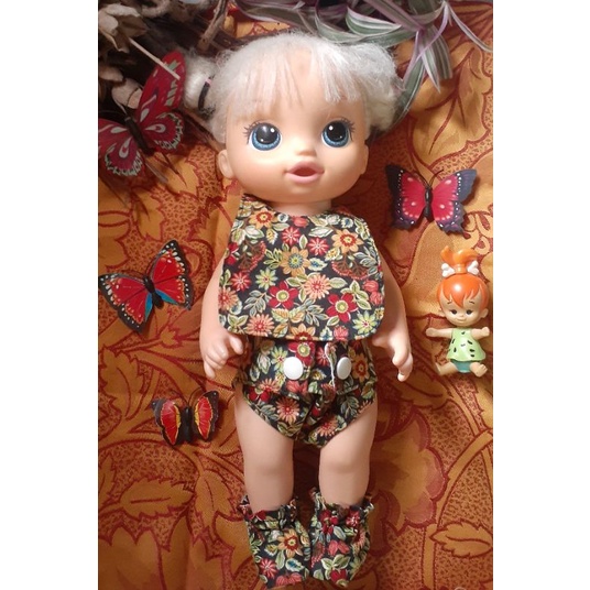 Baby Alive Clothes/Baby Alive Accessories Diaper, Bib and Shoes for 12 ...