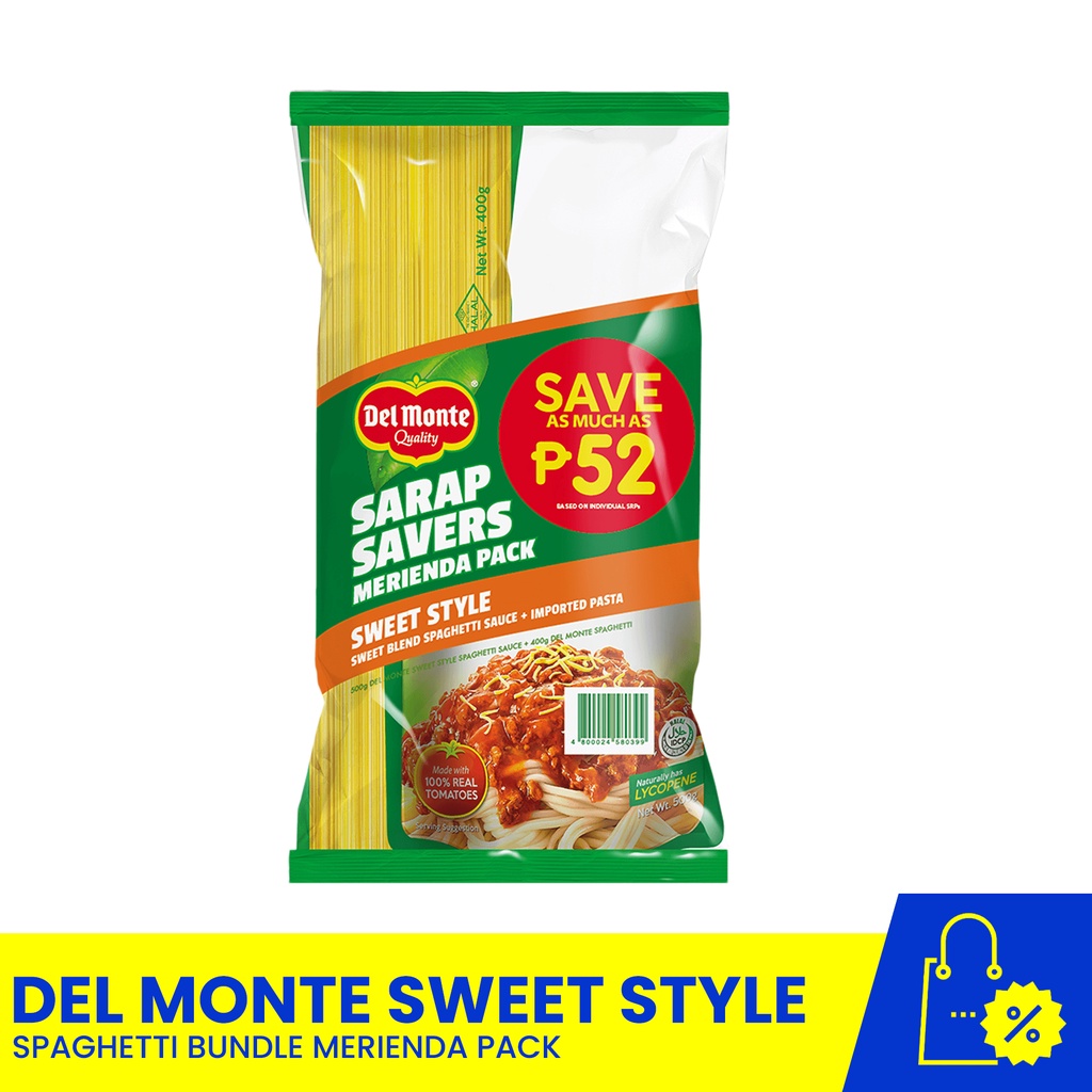 DEL MONTE Sarap Savers Merienda Pack - Sweet Style | Shopee Philippines