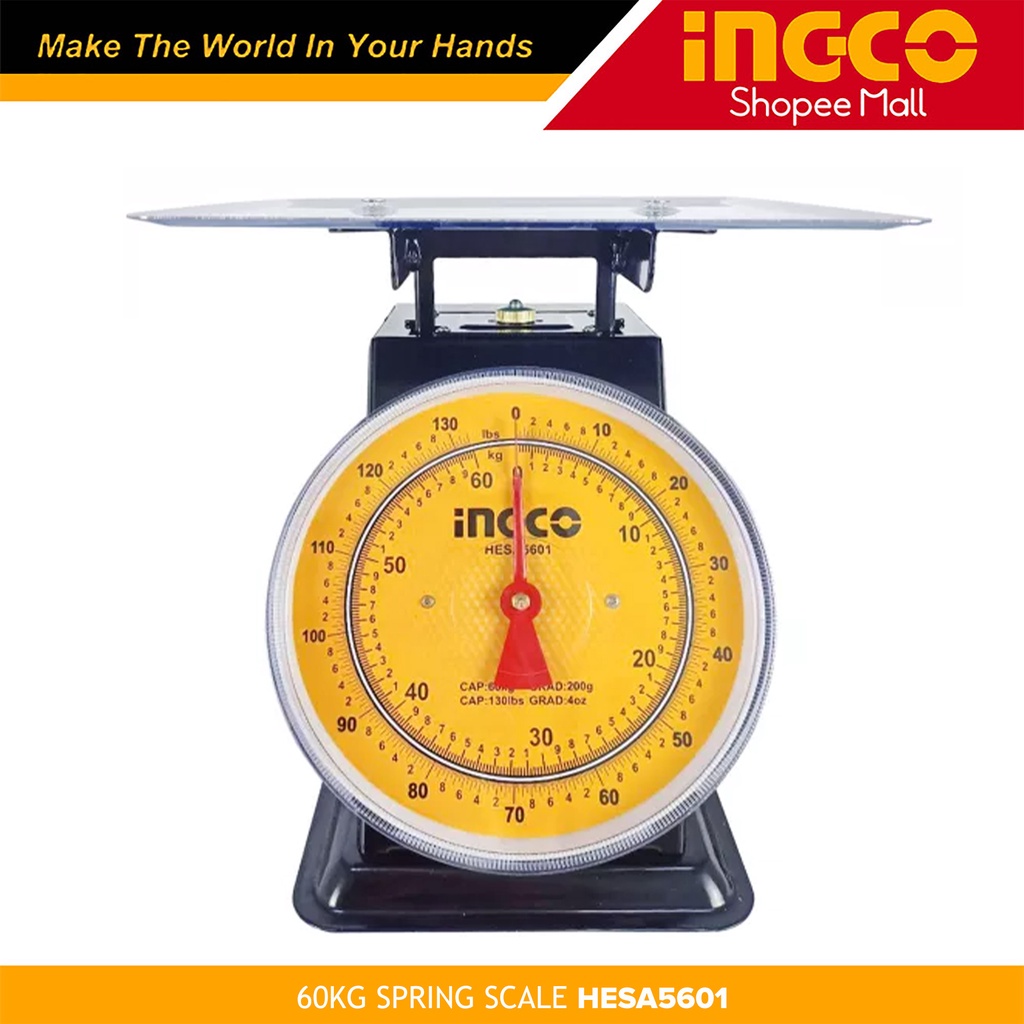 Ingco HESA5601 Spring Table Scale Kitchen Dial Plate Weighing Scale ...