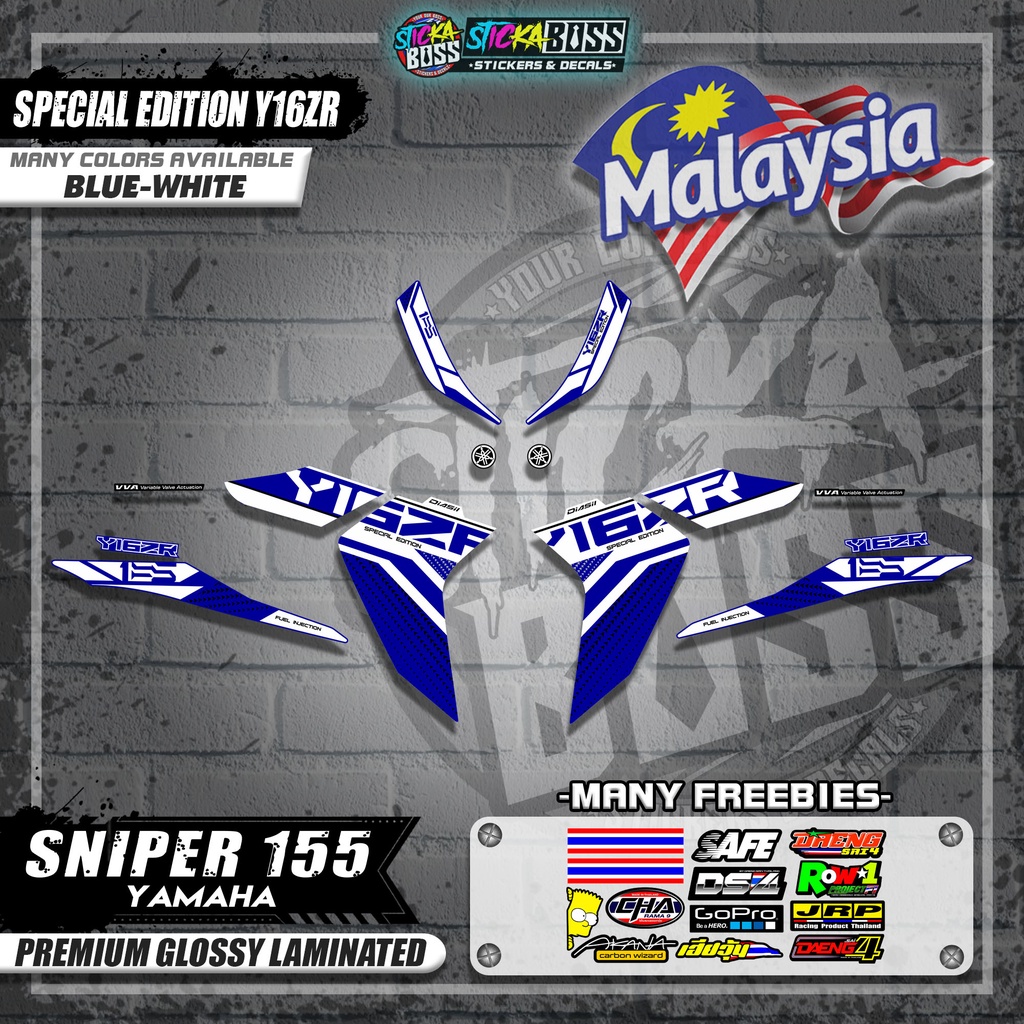 Sniper 155 Malaysian Decals ( Special Edition Y16ZR )【WITH FREEBIES ...