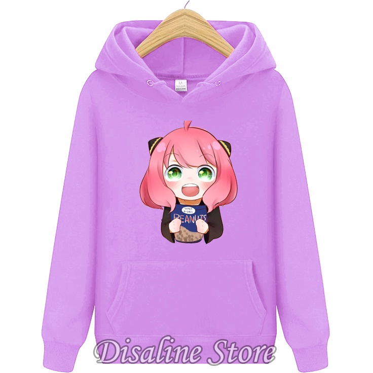 Anya Forger Peanuts Girls Hoodie Jacket - Anime Spy X Family | Shopee ...