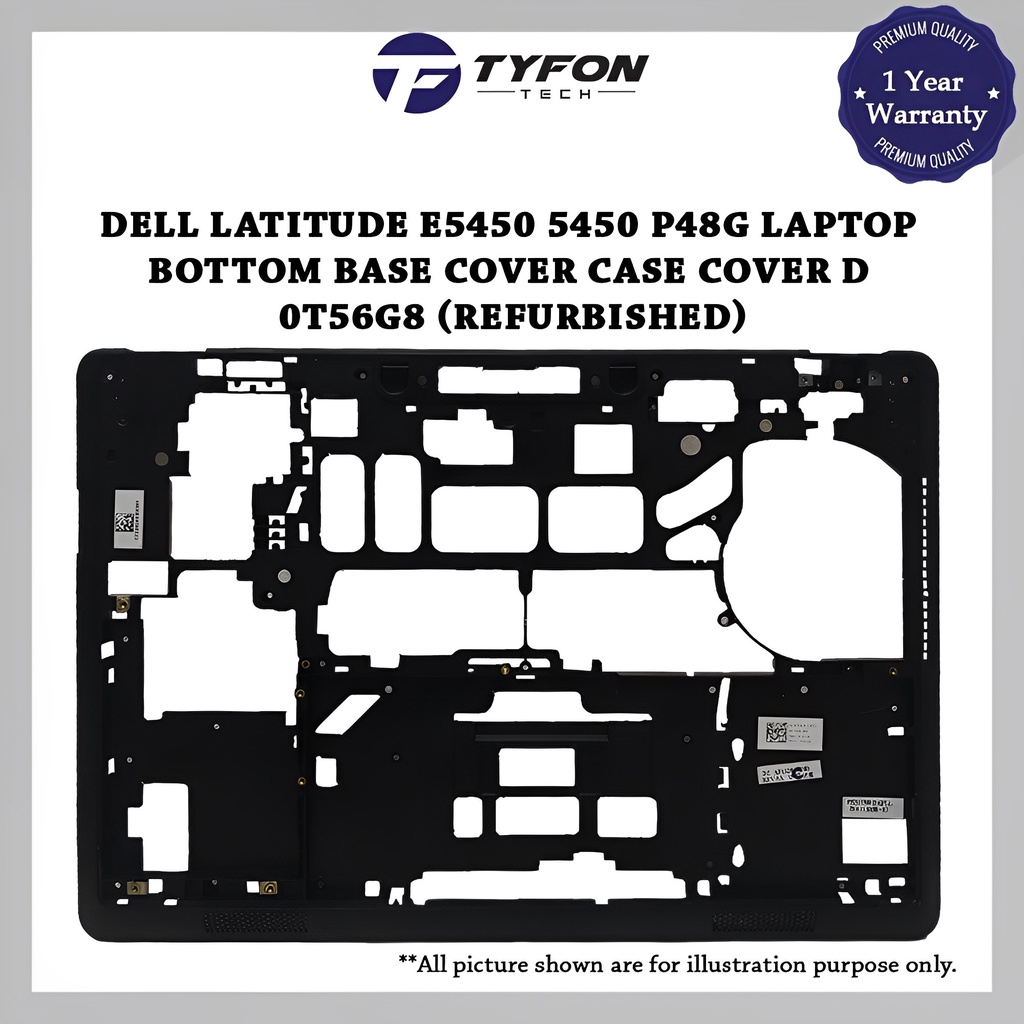 Dell Latitude E5450 5450 P48G Laptop Bottom Base Cover Case Cover D ...