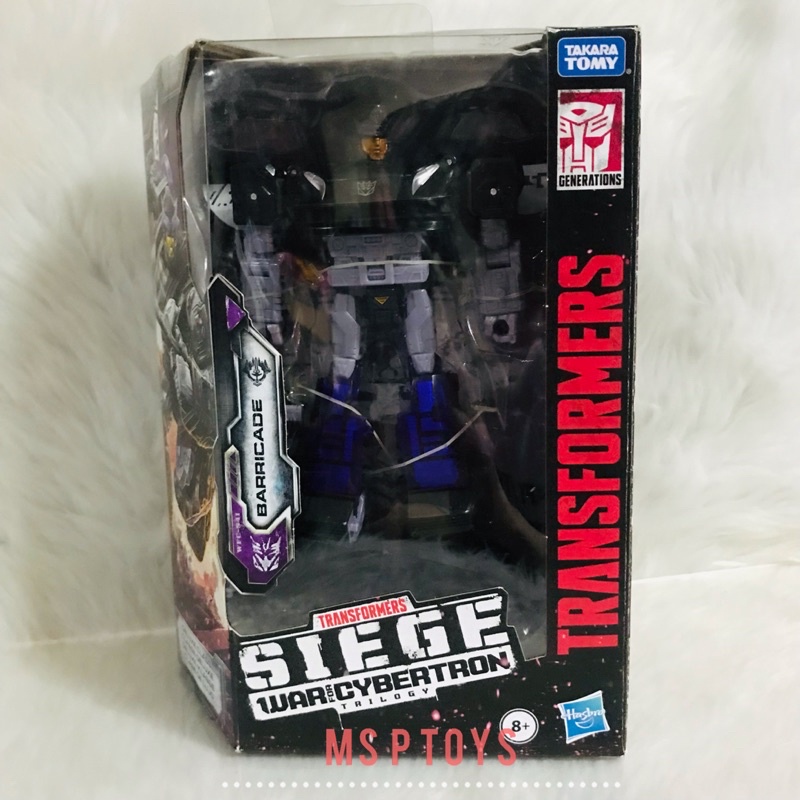 TRANSFORMERS GENERATIONS - WFC Siege Deluxe Class: Autobot BARRICADE ...