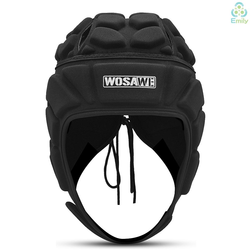 Adjustable Goalkeeper Helmet Sports Football Soccer Rugby Goalie Helmet ...