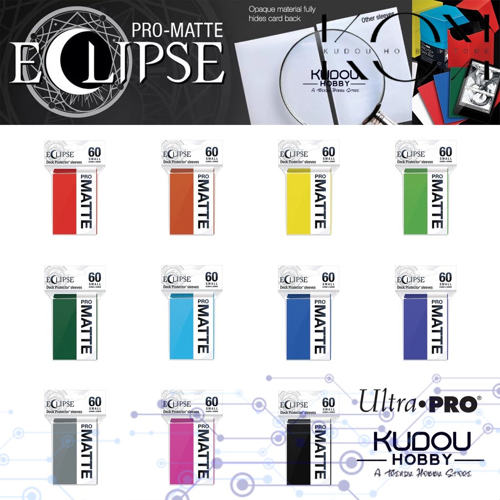 Ultrapro UP Ultra Pro Eclipse Matte Small Deck Protector Sleeves 60pcs ...