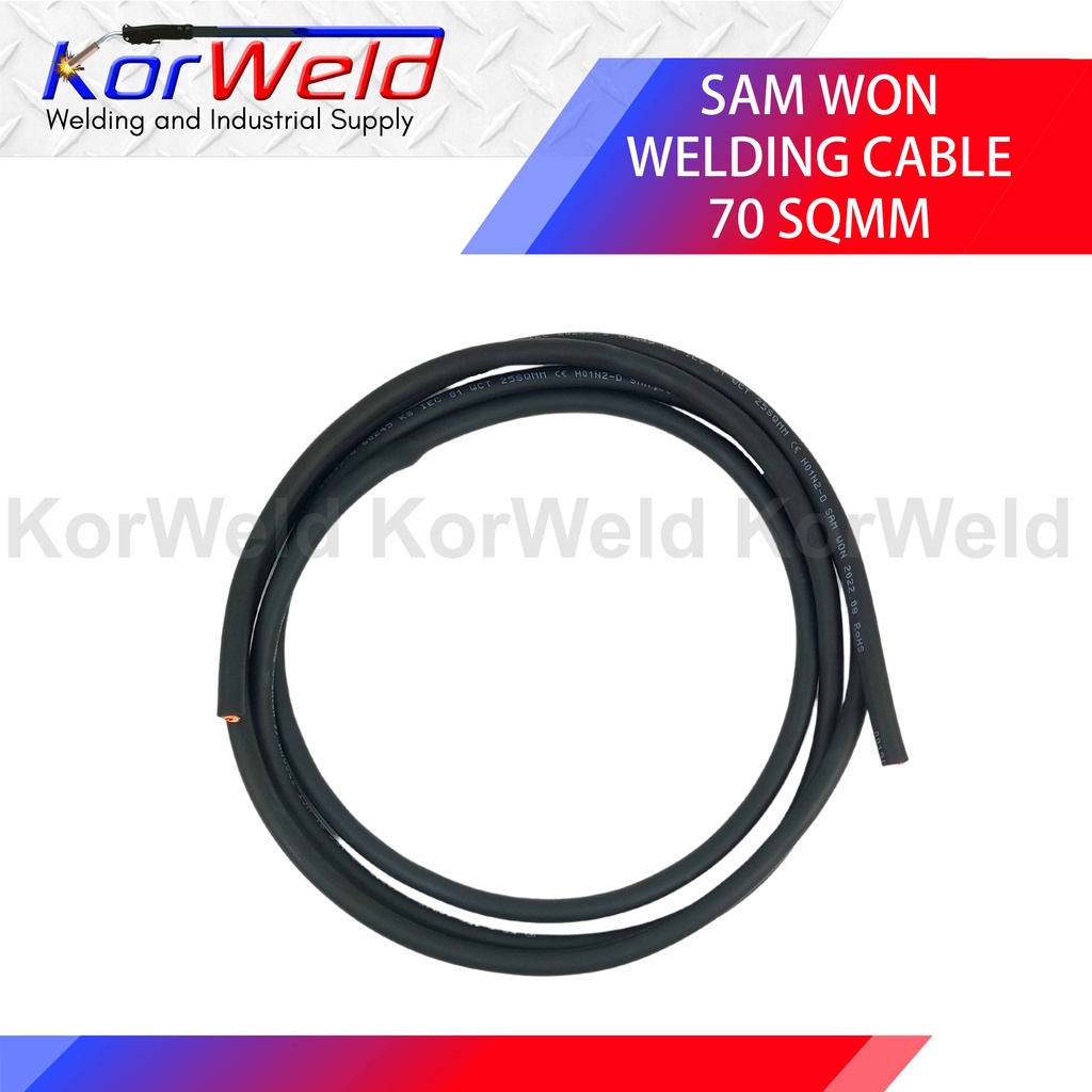 Sam Won Welding Cable AWG#2/0 70sqmm (Price per Meter) | Shopee Philippines