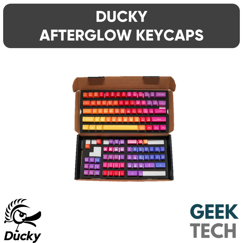 DUCKY Afterglow SA Profile ABS Double-shot Keycaps | Shopee Philippines