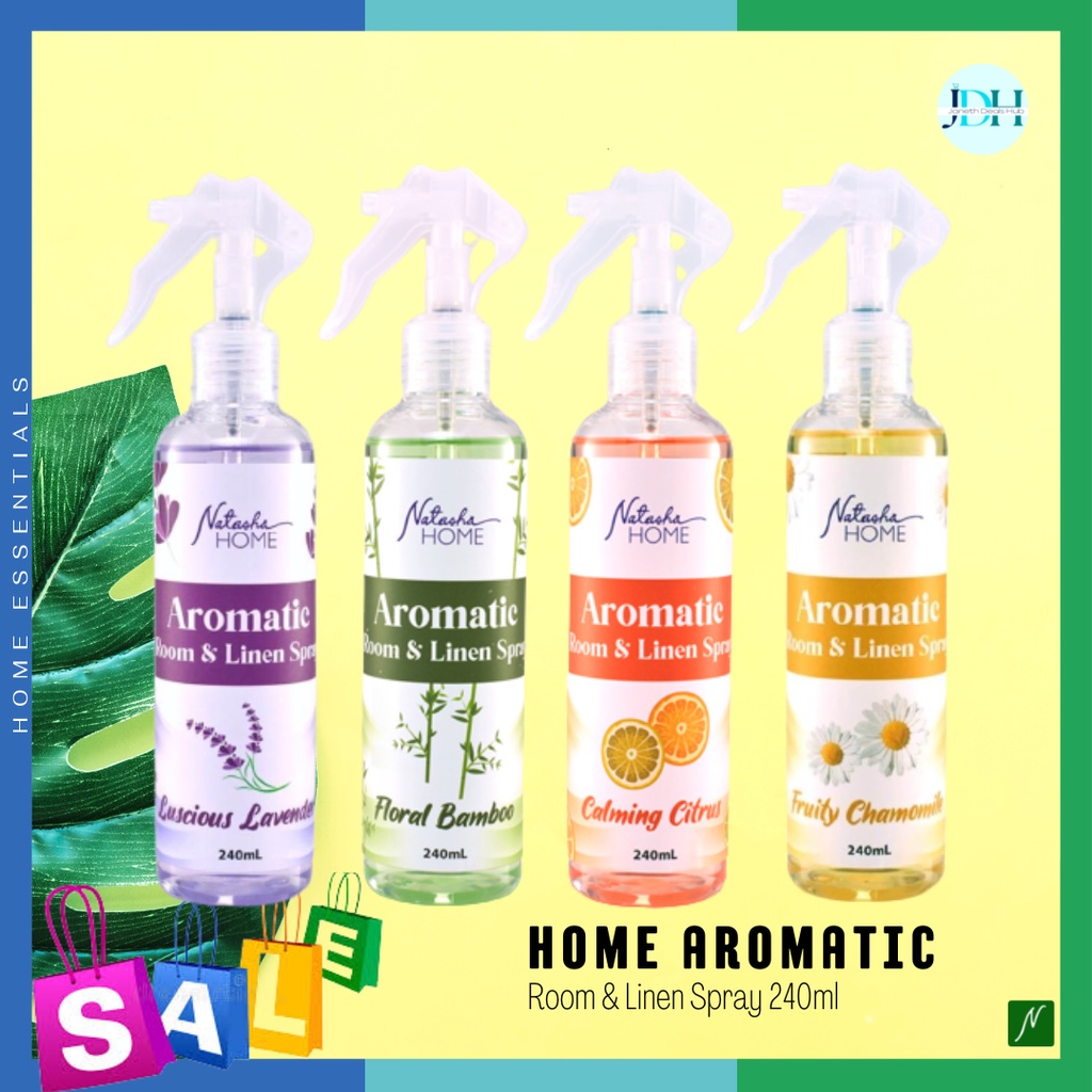 Natasha Home Aromatic Room & Linen Spray 240ml | Shopee Philippines