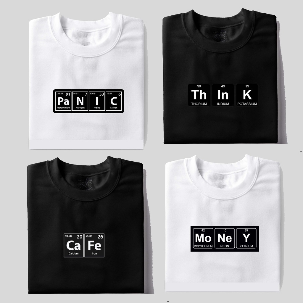 COD PERIODIC TABLE STATEMENT SHIRT Aesthetic Minimalist Design for Men ...