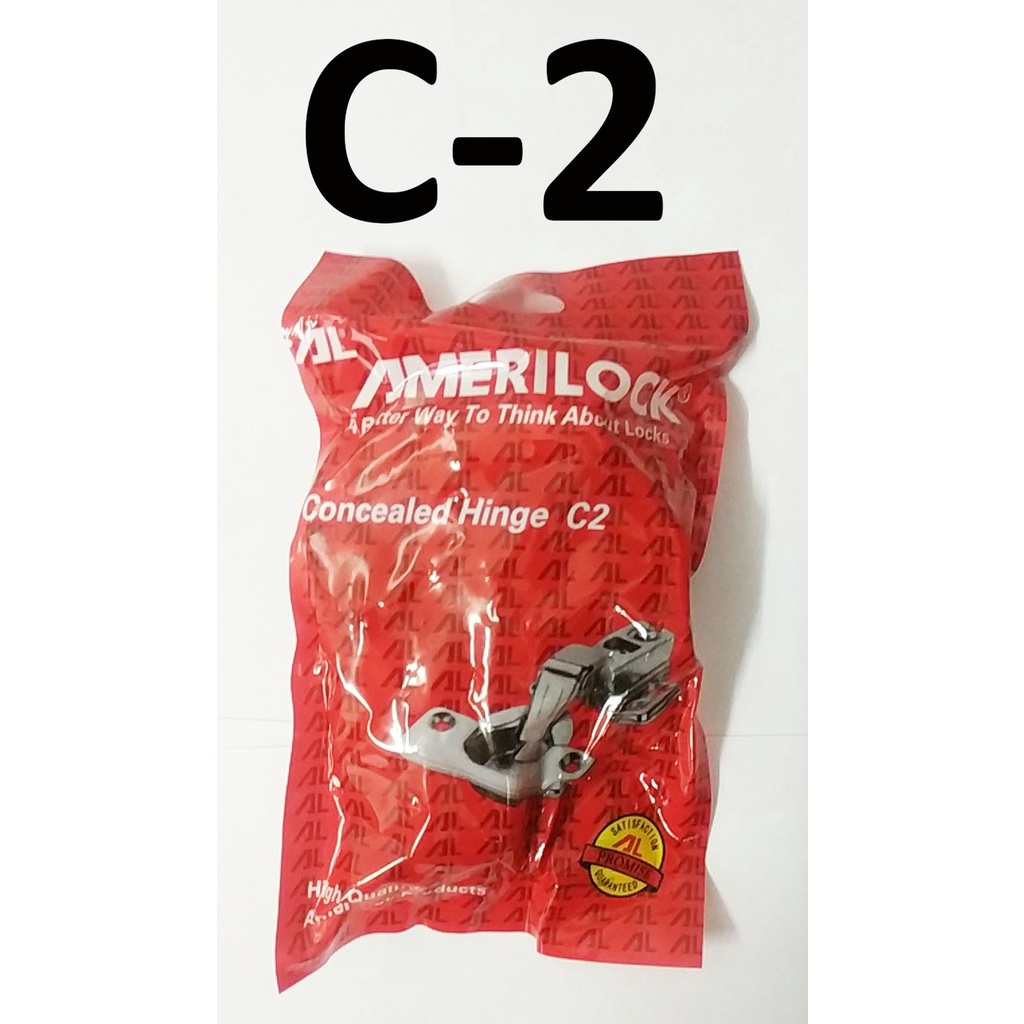 AMERILOCK C-2 HALF LAP CONCEALED HINGES ( 1 PACK OF 2 PIECES ) HEAVY ...