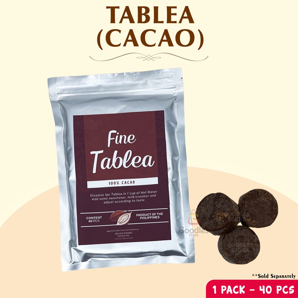 South Cotabato Unsweetened Fine Tablea Mindanao Cacao Chocolate Drink ...