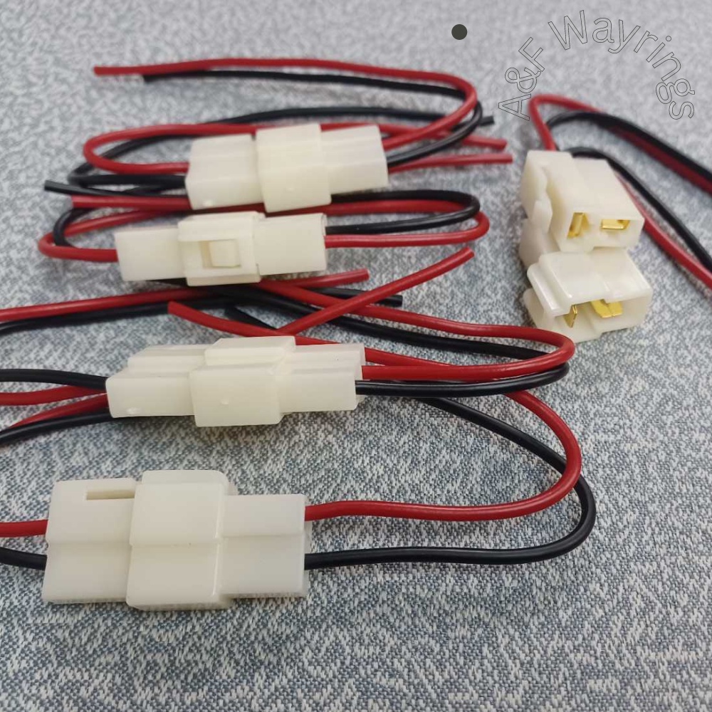 2 Pins Terminal Auto Socket (Male and Female) (with AWG#16 wire) SOCKET ...