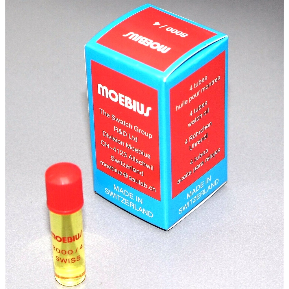 Moebius Watch Oil 8000 Swiss Made Natural Oil Lubricants POCKET & WRIST ...